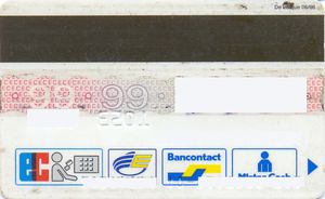 Bank Card: BACOB Bank - ec 99 (BACOB Bank, BelgiumCol:BE-GM-0018