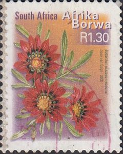 Stamp: Botterblom (Gazania krebsiana) - Afrika Borwa (South Africa ...
