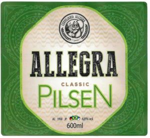 Drink Label: Allegra (Cervejaria Allegra, BrazilCol:BR-BEER-000309