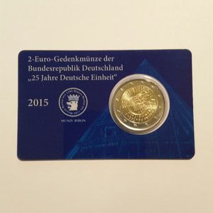 Coin: 2 Euro (25 Years of German Unity) (Germany, Federal Republic(2002 ...
