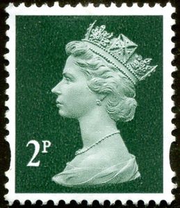 Stamp: Queen Elizabeth II - Decimal Machin (United Kingdom of Great Britain & Northern Ireland ...