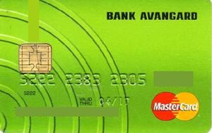 Bank Card: MasterCard Standard Green (Bank Avangard, RussiaCol:RU-MC ...