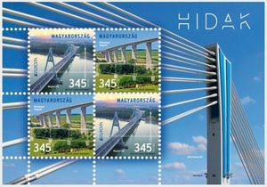 Stamp: Europa 2018 : Bridges (Hungary(Europa (C.E.P.T.) 2018 - Bridges ...
