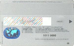 Bank Card: STOCKMANN Nordea (Nordea, FinlandCol:FI-MC-0007.01