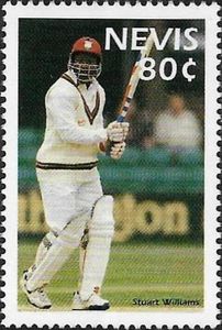 Stamp: Stuart Williams (Nevis(Nevis Cricket Players) Mi:KN-N 1088,Sn:KN-N 998,Yt:KN-N 1002,Sg:KN ...
