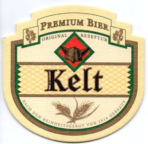 Beer Coaster: Kelt (Pivovar Hurbanovo, SlovakiaCol:SK-000009