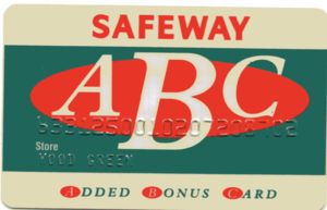 البطاقات الفنية: Safeway - Added Bonus Card (Shops - Supermarkets ...
