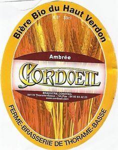 Drink Label: Cordoeil Ambree (Brasserie Cordoeil, FranceCol:FR-BEER-000131