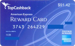 Bank Card: American Express - TopCashback Rewards (American Express ...