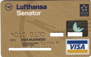 Bank Card: Lufthansa Senator (Bayerische Landesbank, Germany, Federal ...