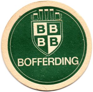 Beer Coaster: Bofferding (Brasserie Nationale SA, LuxembourgCol:LU-000131