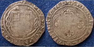 Coin: 1 Grosso (Carlo II. No date) (Italian States(Savoy) WCC:mb97.1 ...
