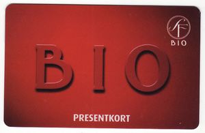 Gift Card: Bio in red (only SF logo on back) (SF Bio, Sweden(SF Bio ...