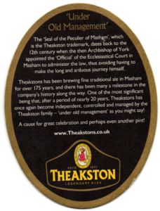 Beer Coaster: Theakston (Theakston, United Kingdom of Great Britain ...
