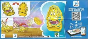 Meal Toy: Yellow (Kinder Surprise, Europe(Kinder - Go Move - Critters ...