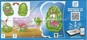 Meal Toy: Green (Kinder Surprise, Europe) (Kinder - Go Move - Critters ...
