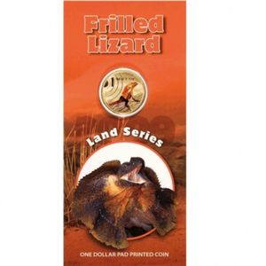 Coin: 1 Dollar (Frilled Neck Lizard) (Australia) (Numismatic Product ...