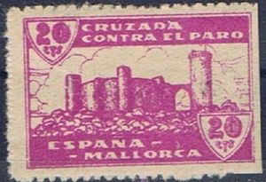 Stamp: Cruzada contra el paro-Mallorca (Spain, Civil War: Cinderella ...