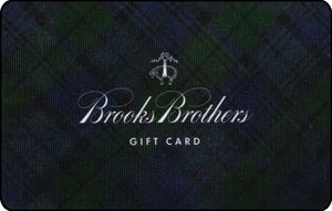 Gift Card: Logo gray / card dark gray (Brooks Brothers, United States ...