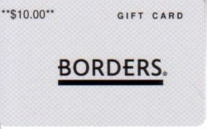 Gift Card: Borders grise (Borders, United States of America(Borders ...