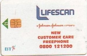 Phonecard: Lifescan / Profile (British Telecom, United Kingdom of Great ...