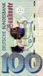 Banknote: 100 Deutsche Mark (Germany, Federal Republic) (1996 Issue ...