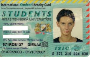 Functional Card: International Student Identity Card (ISIC) - RTU ...