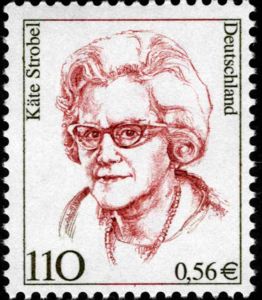 Stamp: Käte Strobel (1907-1996) (Germany, Federal Republic(Women in ...