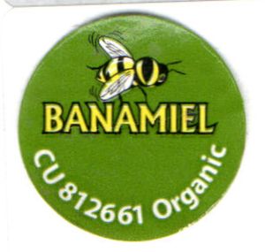 Pegatina de Fruta: Banamiel CU812661 Organic (República DominicanaCol ...