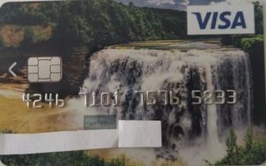 Bank Card: Waterfall (ING Bank Śląski SA, PolandCol:PL-VI-0351