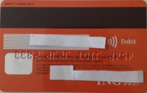 Bank Card: Waterfall (ING Bank Śląski SA, PolandCol:PL-VI-0351