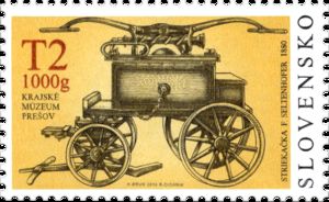 Známky: Fire-fighting Device - F.Seltenhofer 1880 (Slovenská republika ...
