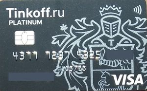Bank Card: Tinkoff.ru Platinum (Tinkoff Credit Systems, RussiaCol:RU-VI ...