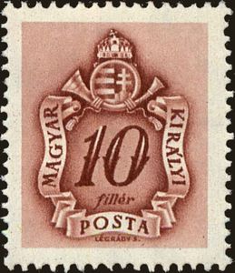 Stamp: Postage due (Hungary(Postage Due - Brownish Red I.) Mi:HU P139 ...