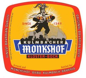Drink Label: Kulmbacher Monkshof Kloster Bock (Kulmbacher Mönchshof ...