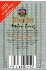 Drink Label: Spalter Hopfen Zwerg (Stadtbrauerei Spalt, Germany ...