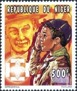 Stamp: Scout (Niger(Boy Scouts) Mi:NE 1204,Sn:NE 868,Yt:NE 858