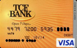 Bank Card: TCF Bank Check Card (TCF Bank, United States of AmericaCol ...