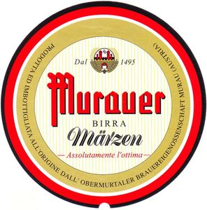 Drink Label: Murauer Märzen (Brauerei Murauer, AustriaCol:AT-BEER-003057