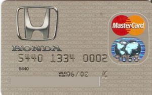 Bank Card: Honda (Alternatif Bank (Turkey), Türkiye (Turkey)Col:TR-MC-0068