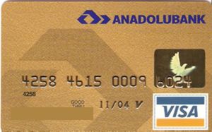 Bank Card: Anadolubank (Anadolubank, Türkiye (Turkey)Col:TR-VI-0154