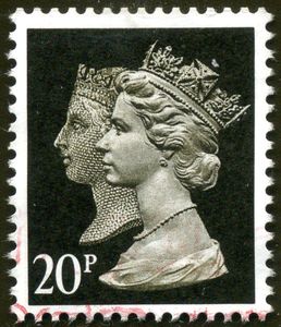 Stamp: Queen Victoria and Queen Elizabeth II (United Kingdom of Great ...