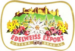 Drink Label: Edelweiss Export (Brau Union Österreich AG, AustriaCol:AT ...