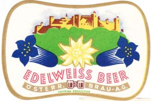 Drink Label: Edelweiss Beer (Brau Union Österreich AG, AustriaCol:AT ...