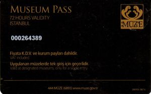 Functional Card: Museum Pass - 72 Hours Validity (Museums, Türkiye ...