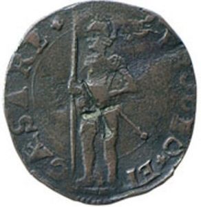 Coin: 1 Soldo (Carlo Gonzaga. No date) (Italian States) (Solferino ...