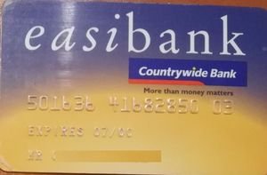 Bank Card: Easi Bank (Countrywide Bank, New Zealand) Col:NZ-GM-0003