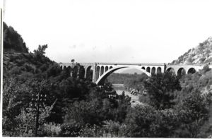 Tarjeta Postal: Solkanski most-Železnica (train bridge) (Yugoslavia ...
