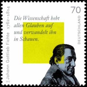 Stamp: 250th Birth Anniversary of Johann Gottlieb Fichte (Germany ...