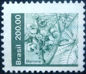 Stamp: Mamona - Castor-oil plant, (Brazil(Natural Economy Resources) Mi ...